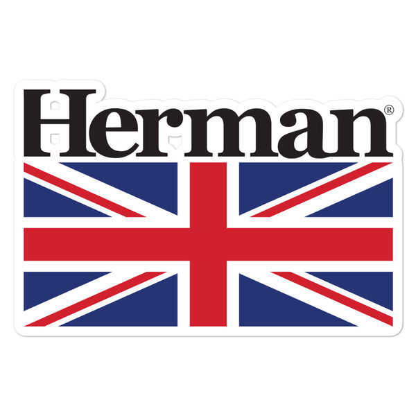 Herman® Union Jack Sticker | Herman's Hermits - The Official Herman’s ...